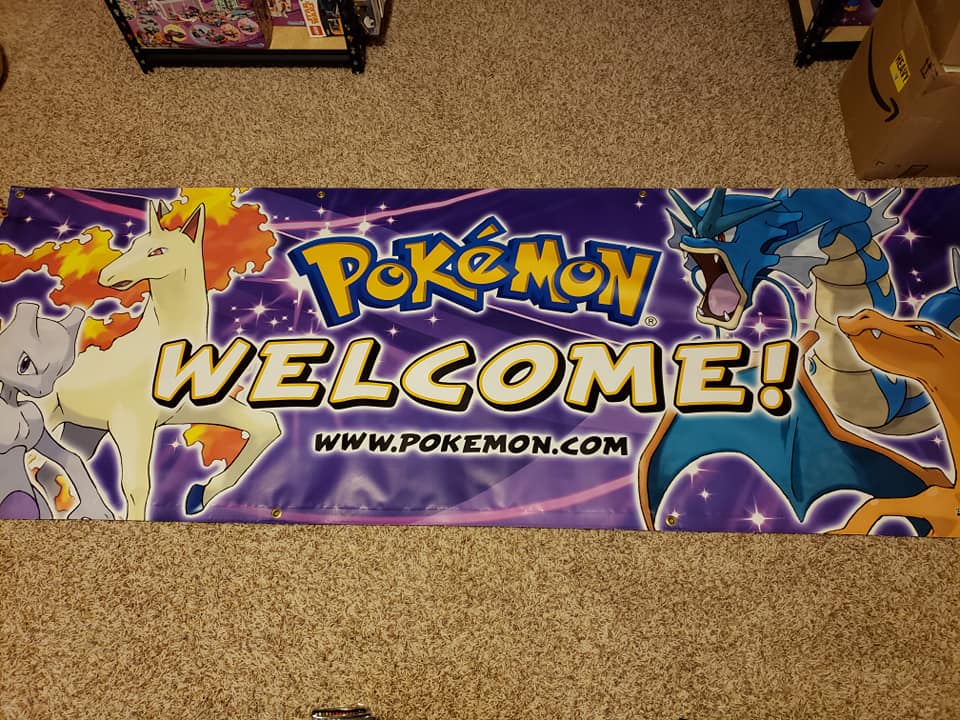 Charizard - Mewtwo - PokemonTarp Welcome Banner - Purple - 36"x118.5 ...