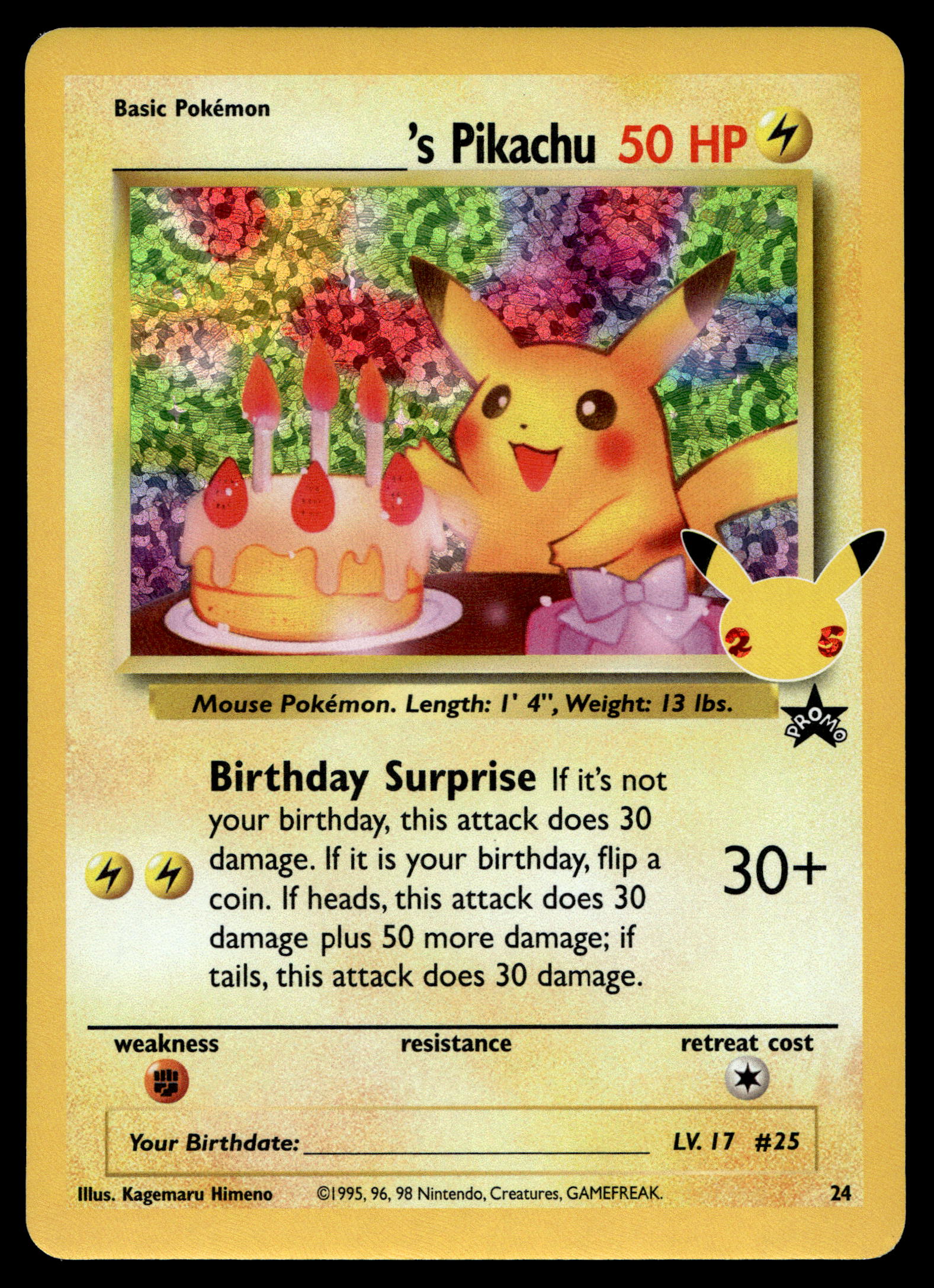 Happy Birthday Pikachu