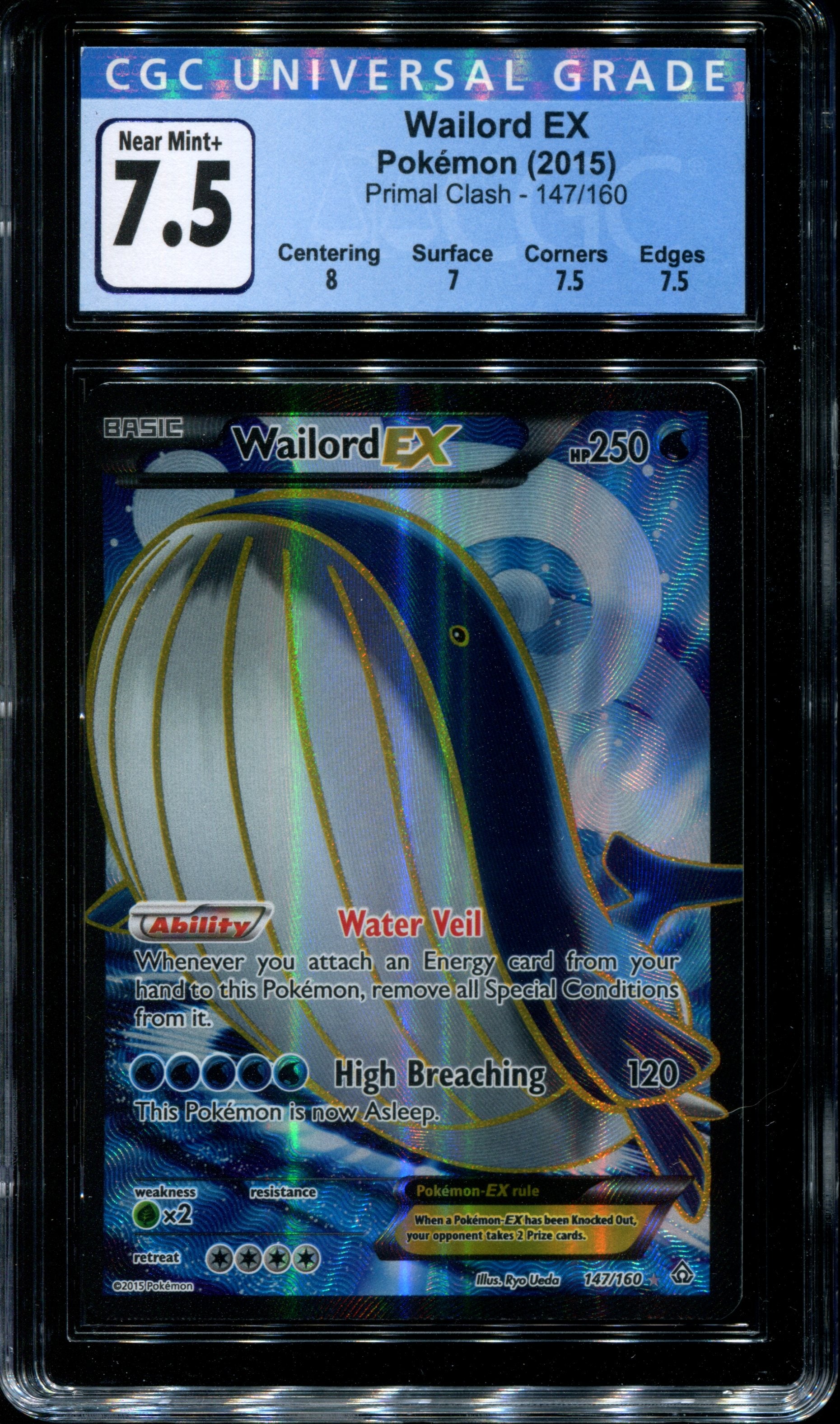 Pokemon Wailord Card
