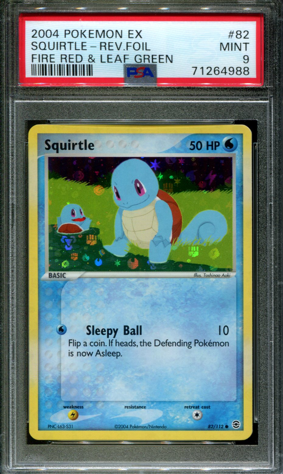 Pokemon Squirtle Card