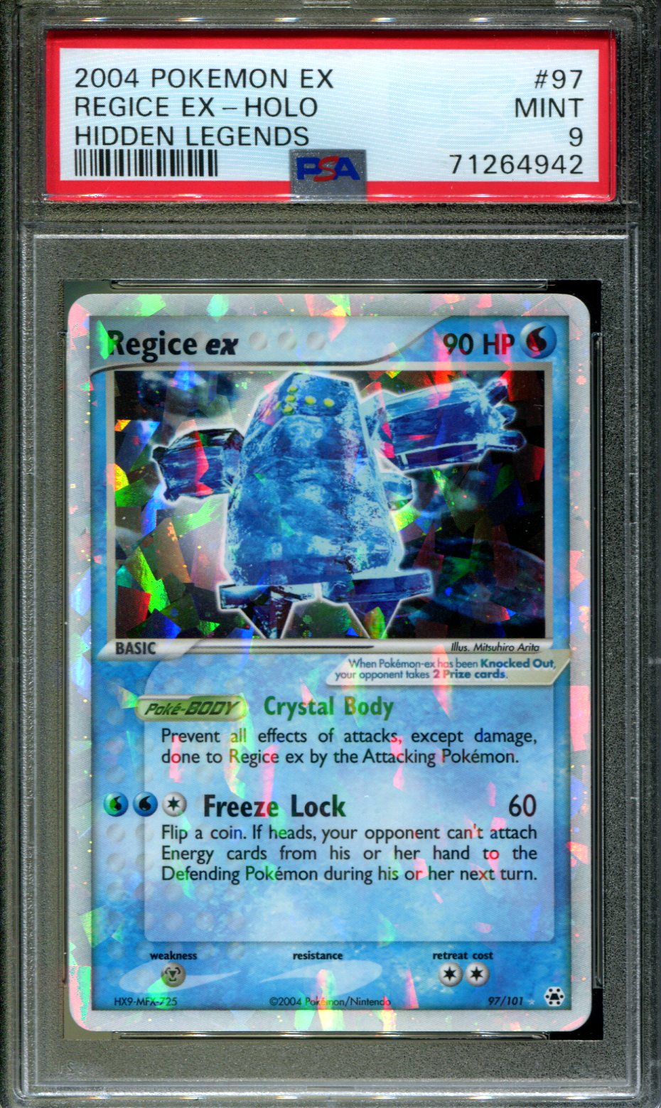 Regice Ex Card