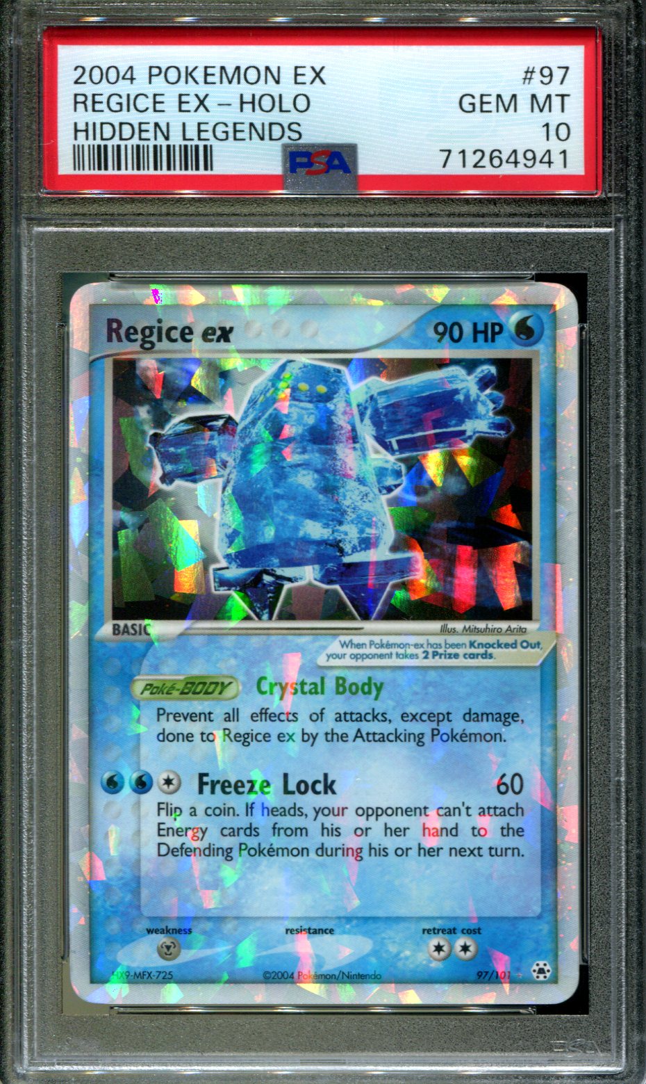 Regice Pokemon Card
