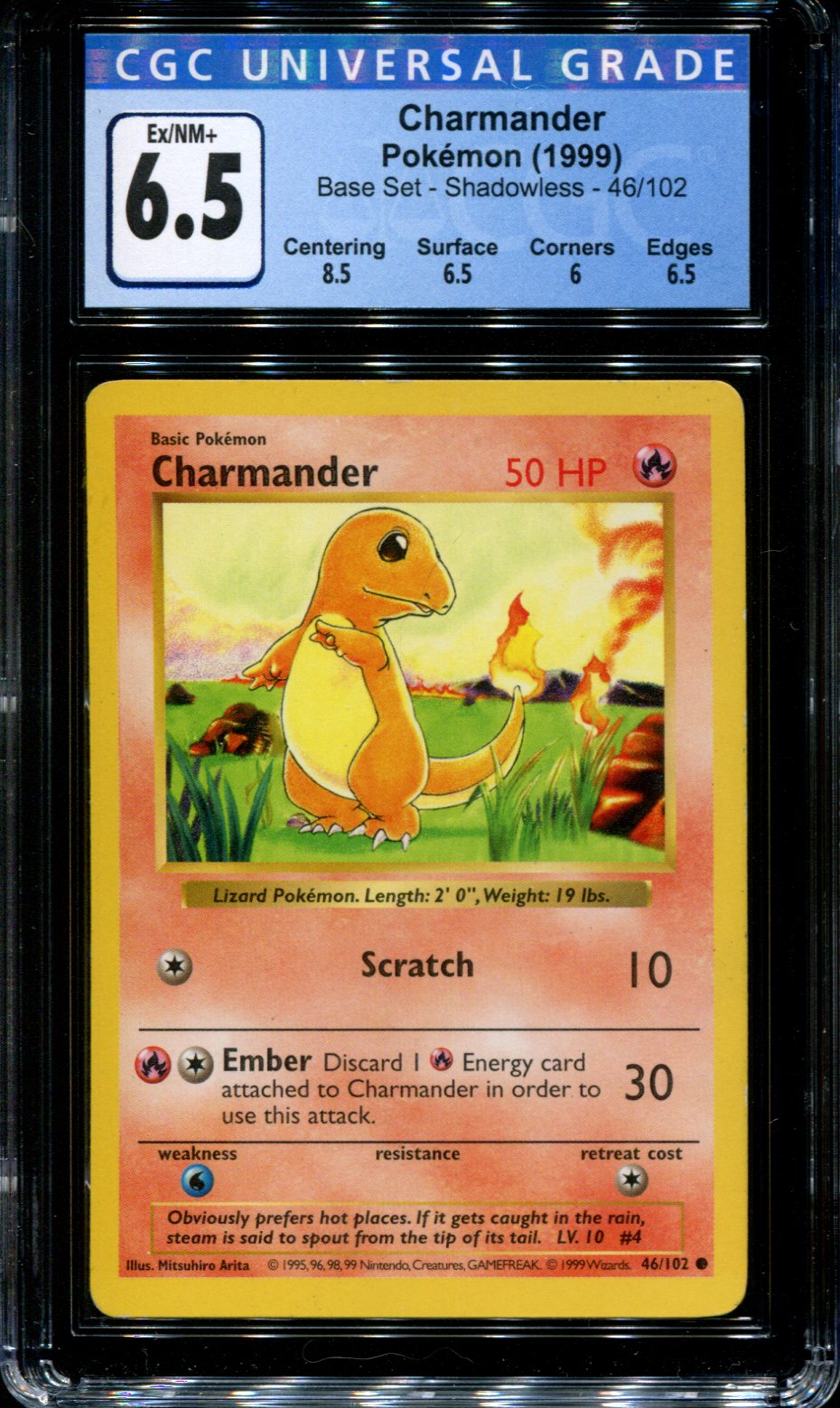 Pokemon Charmander Card