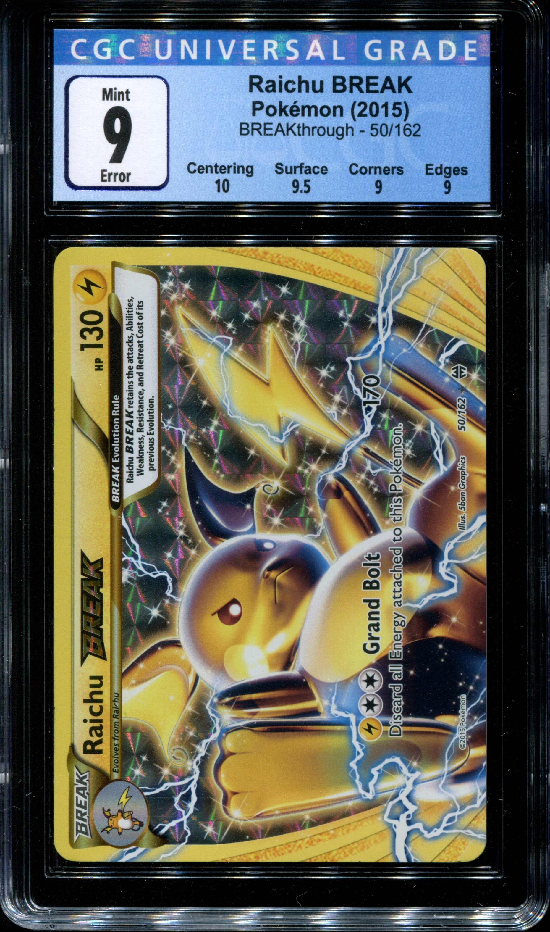 Raichu Card Error