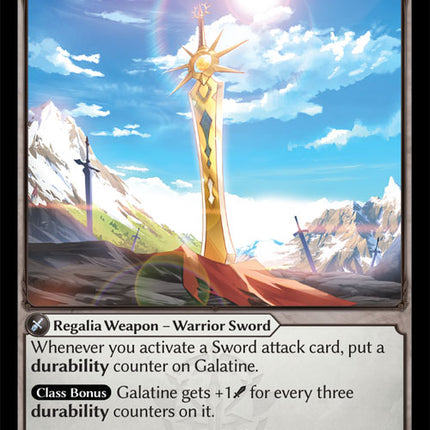 Galatine, Sword of Sunlight - DOA Alter EN-037 - x1 - Super Rare - Nea ...