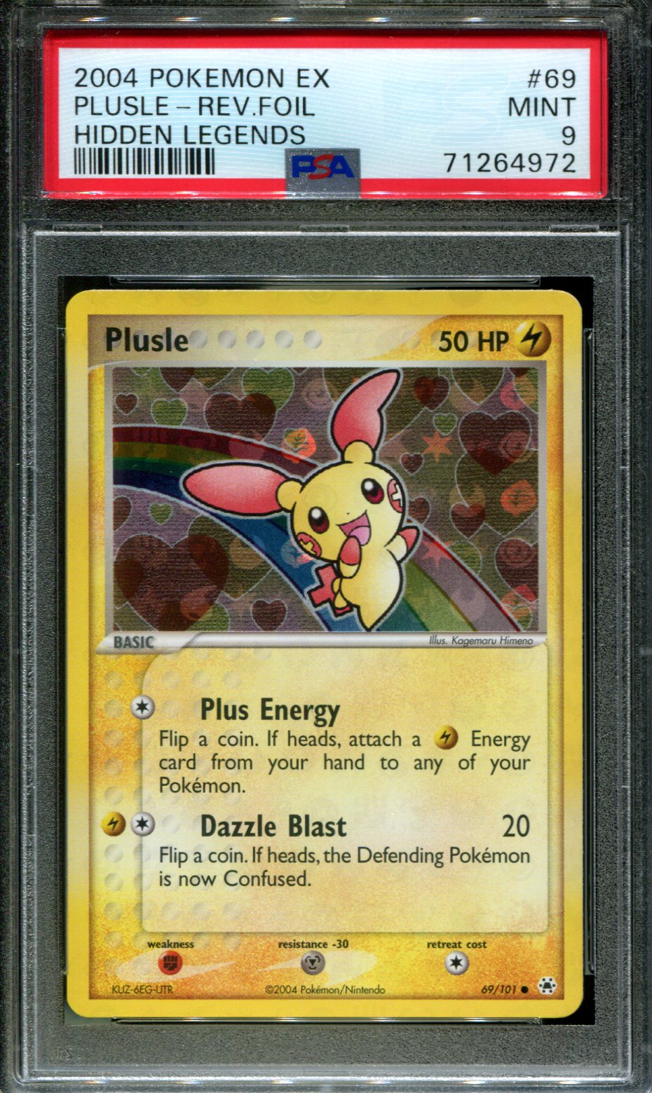 Pokemon Plusle Card