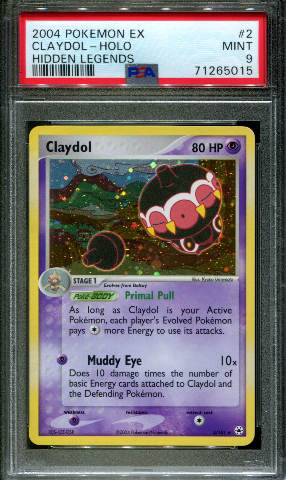 Pokemon Claydol Cards